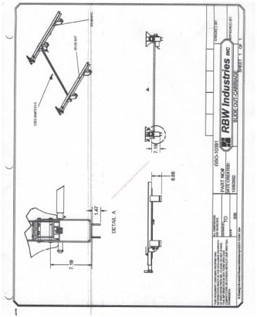 RBW Industries Carriage Slide Frame Assembly Detail Sheet – Carriage RV ...